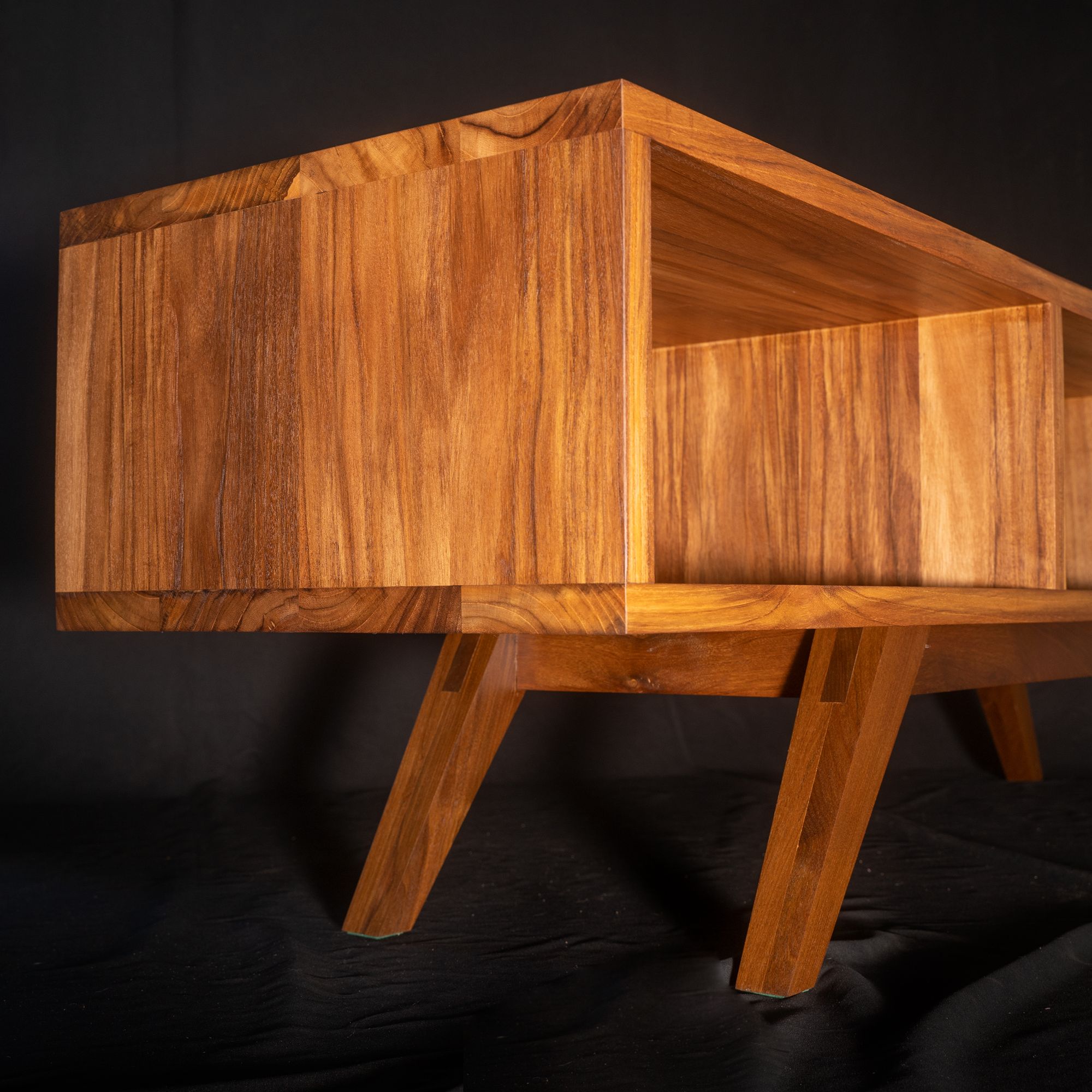 Handcrafted Console Teak Tropical Hardwood From Panama