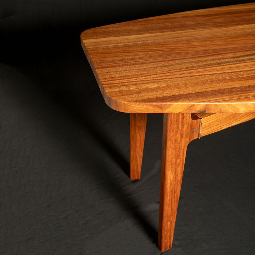 Bespoke Cumaru Brazilian Teak Tropical Hardwood Dining Table